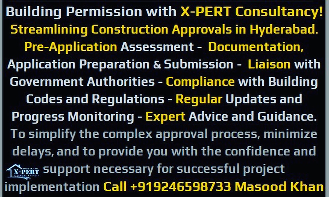 Complete Building Permission and GHMC works