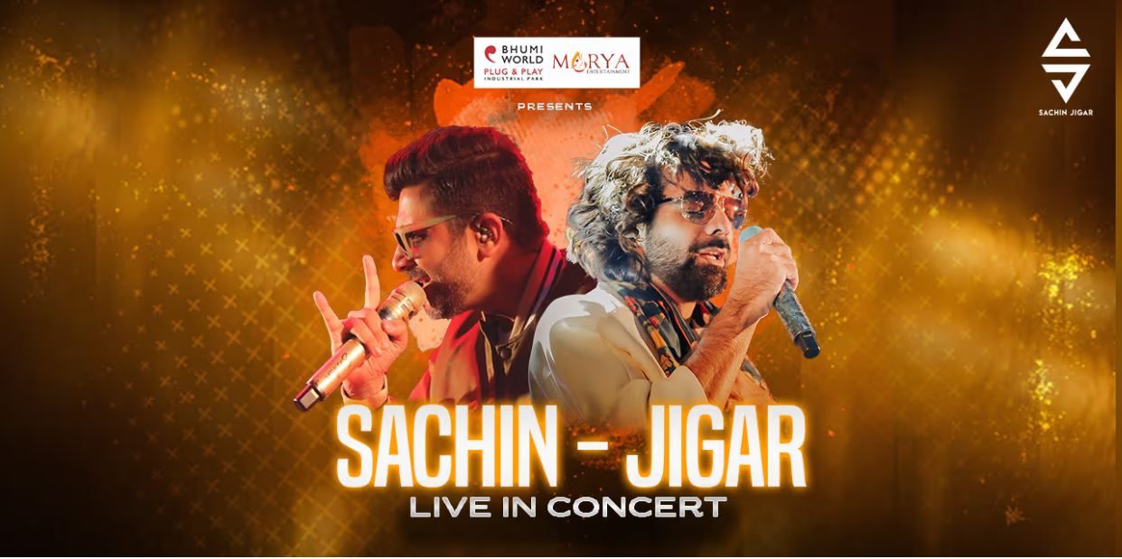 Bollywood singer Sachin Jigar live in Mumbai on Aug 6th 2023