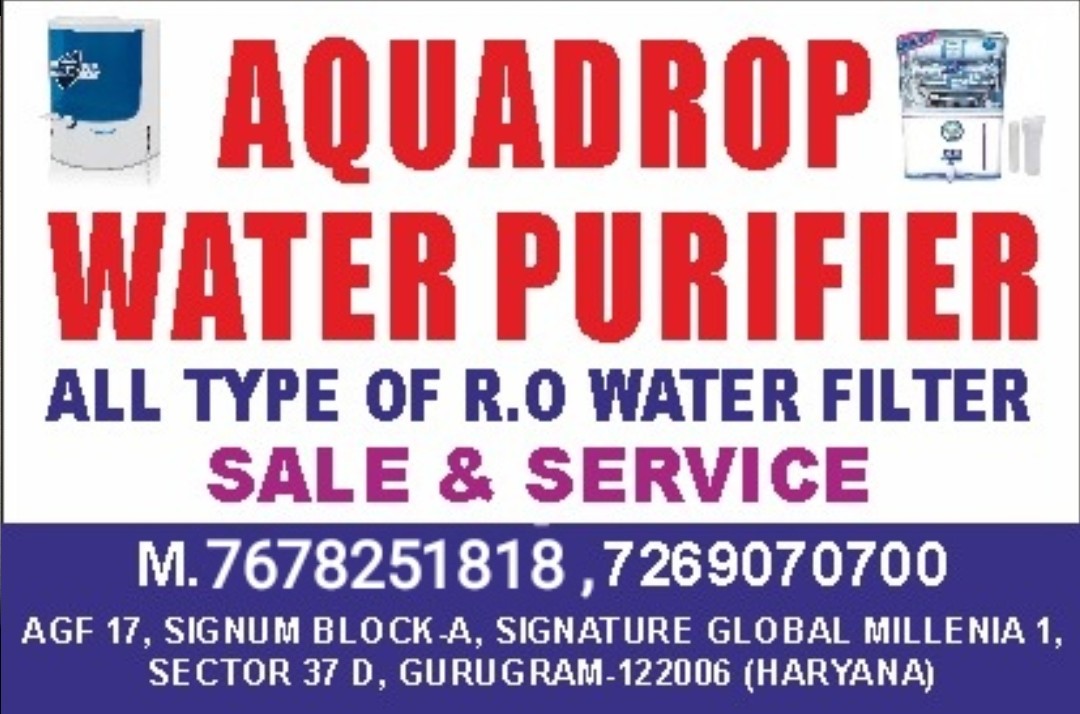 Aquadrop Water Purifier, Gurugram/ Gurgaon (sp__t9Zxzt)