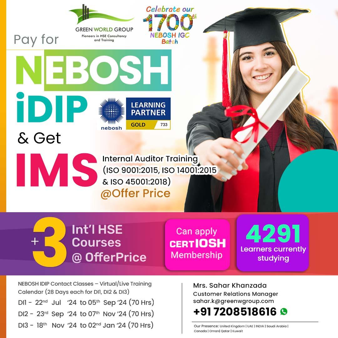 Become a Leading Health and Safety Expert with NEBOSH IDip