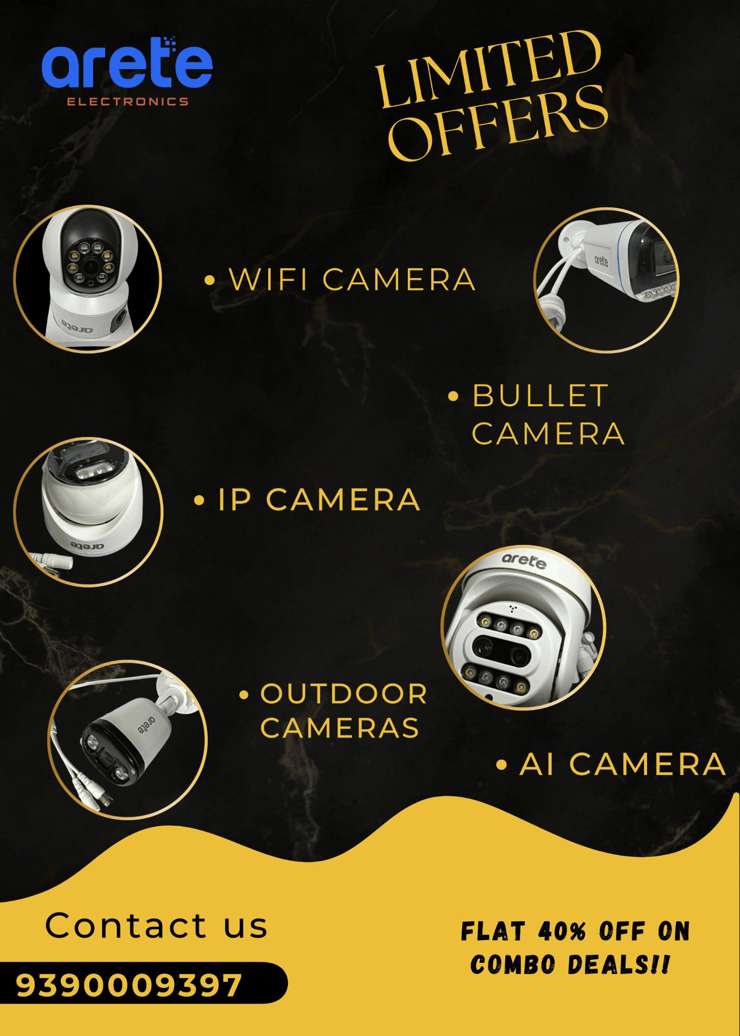 All types of cctv cameras available